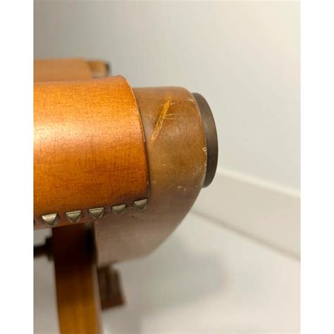 Th Robsjohn Gibbings Large Diphros Okladias Folding Stool Bench No