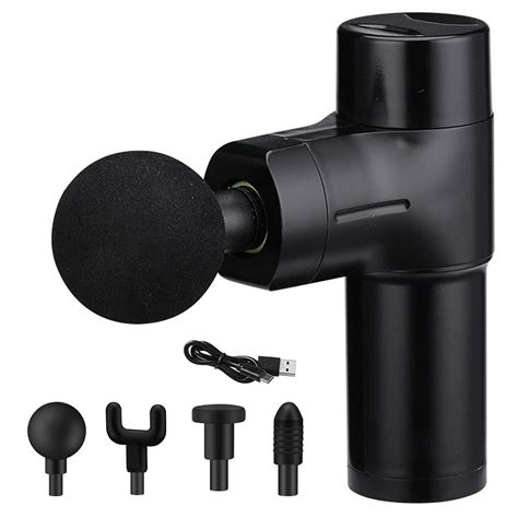 Exrebon Mini Massage Gun Electric Lightweight Percussion Massager Usb