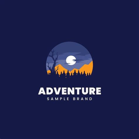 Nature Adventure Logo Design Premium Vector
