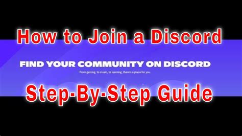 How To Join A Discord Server Simple Step By Step Guide Youtube
