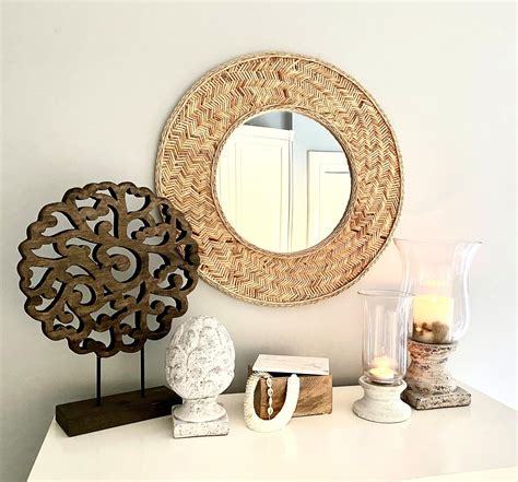 Java Rattan Mirror Exquisite Natural Style For Your Home Island Home Interiors
