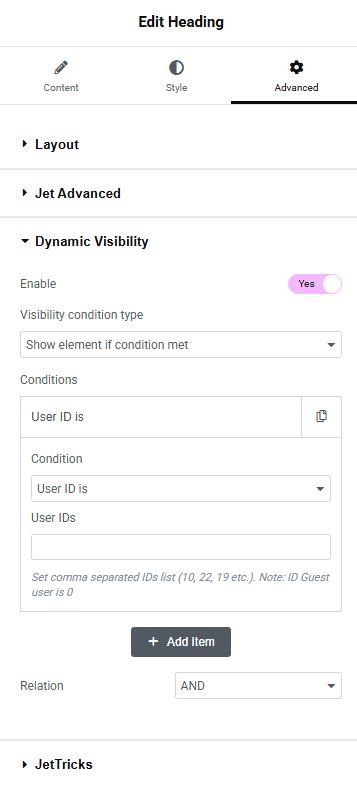 Dynamic Visibility Overview — Jetengine Crocoblock