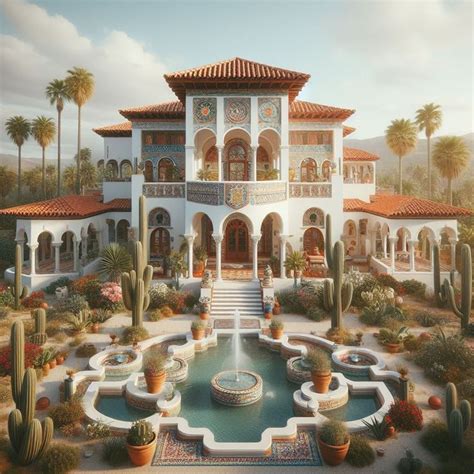 Luxury Mansion Spanish Inspired In 2024 Mediterranean Style House