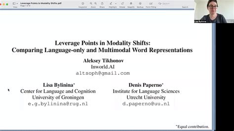 Leverage Points In Modality Shifts Comparing Language Only And Multimodal Word Representations