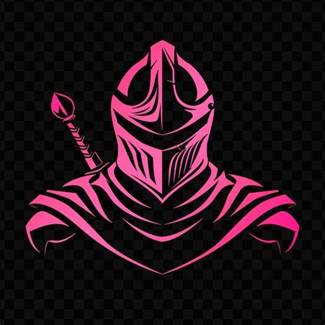 Premium Psd Psd Vector Medieval Knight Logo With A Helmet And Lance