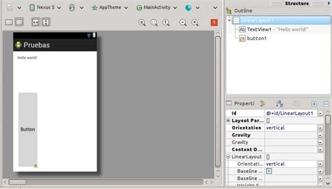 tutoriales programación interfaz de usuario android layouts básicos 1