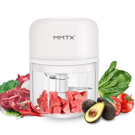 Mmtx Mini Food Chopper Electric Small Food Processor Portable Fruit