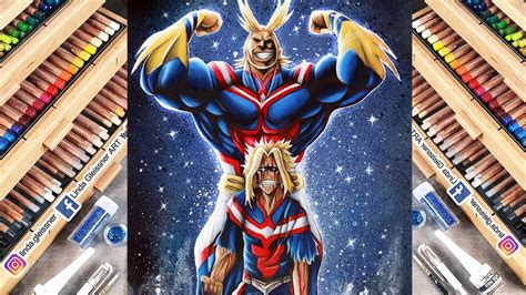 Toshinori Yagi Symbol Of Peace All Might Fanart My Hero Academia