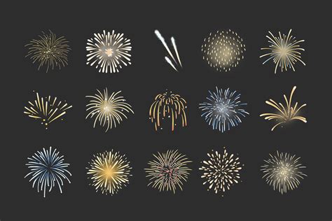 Fireworks Clipart Illustrations Designercandies