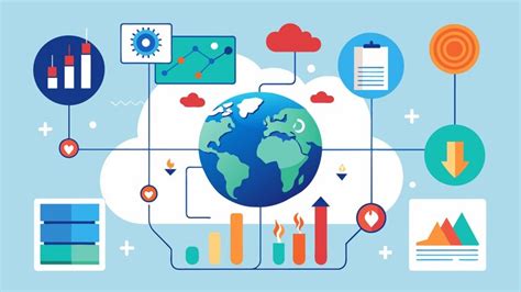 Premium Vector A Series Of Interconnected Graphs And Diagrams Representing The Interconnected