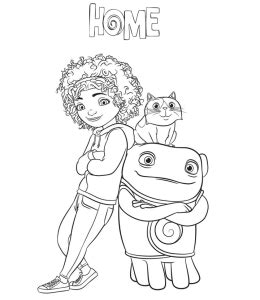 Home Movie Characters Coloring Pages Playing Learning