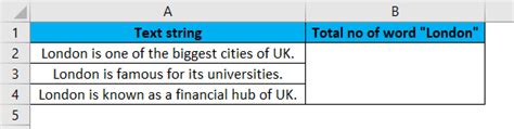 Count Words In Excel Examples How To Count Words In Excel