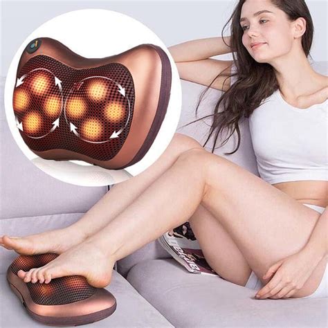Rnemite Amo Shiatsu Neck And Back Massager 8 Heated Rollers Kneading