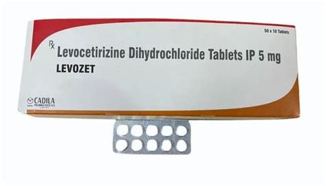 Levozet 5mg Levocetirizine Dihydrochloride Tablets Ip At ₹ 4649