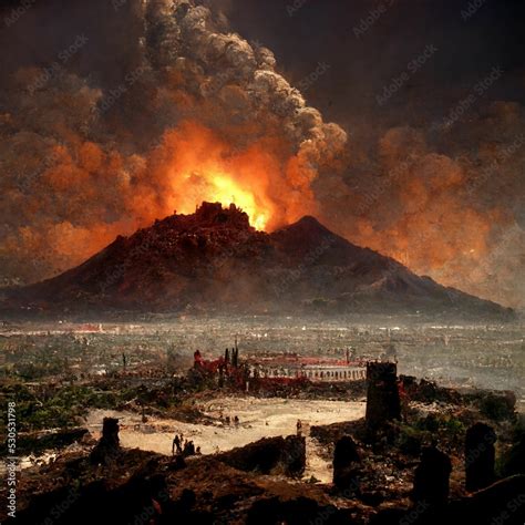 Pompeii Mount Vesuvius Eruption 79 Ad