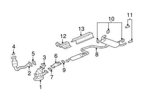 OEM 2007 Saturn Aura Exhaust Components Parts GMPartsOnline Net