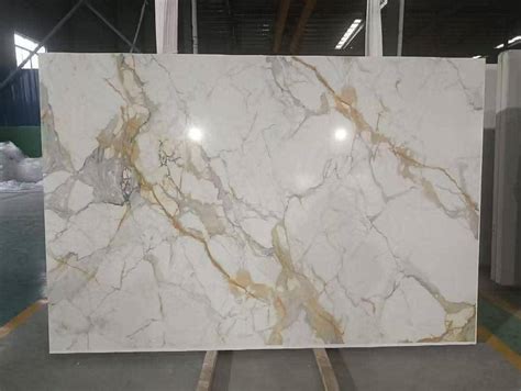 Gold Wave Quartz Marble Slab Zioneth Marbles