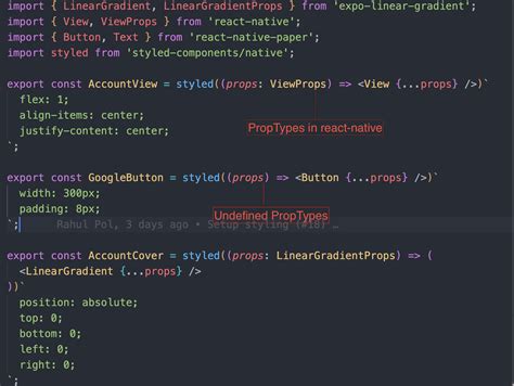 Typescript Component PropTypes Are Not Exposed From RNP Lib Issue Callstack React