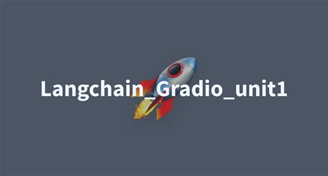 Langchain Gradio Unit1 A Hugging Face Space By Ysharma