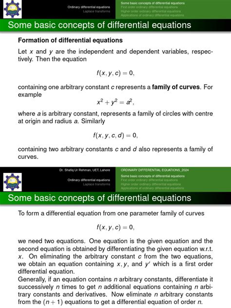 Odes 2024 Pdf Differential Equations Equations