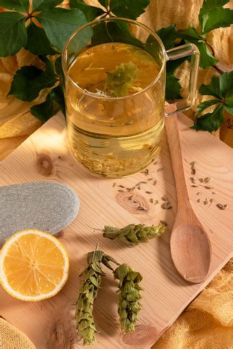 허브를 곁들인 건강한 겨울 양조 차 한 잔 면역을 위한 차 감기 치료를 위한 재료 가을에 대한 스톡 사진 및 기타 이미지