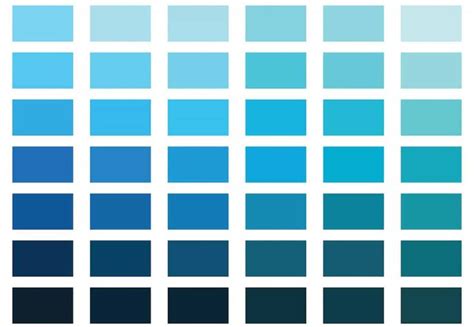 Blautöne 15 Blautöne Und Eine Antwort Was Sie Warm Oder Kalt Macht Blautöne Grüne