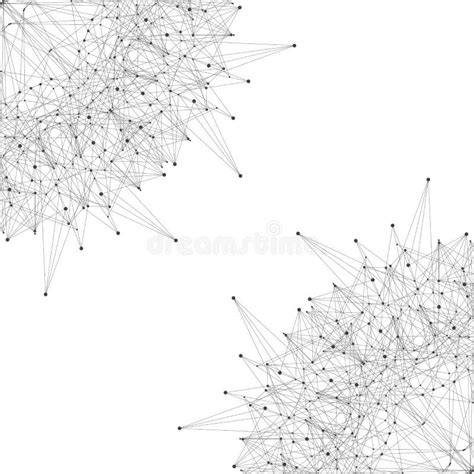 Futuristic Illustration Texture Molecule And Communication Stock Illustration Illustration Of