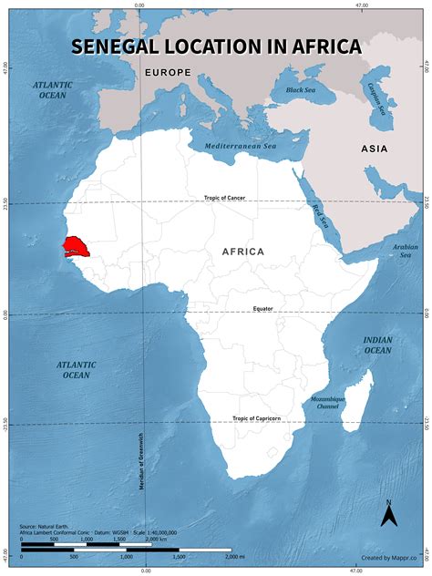 Senegal Maps Mappr