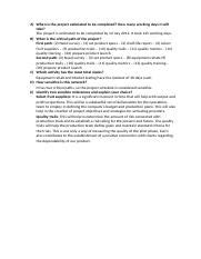 When Will The Project Be Completed Estimation And Duration Course Hero