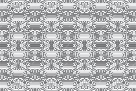 Premium Vector Decorative Abstract Geometric Seamless Pattern