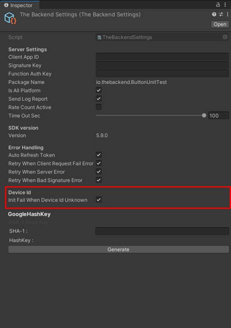 Configure The BACKND SDK Inspector BACKND Developer Documentation