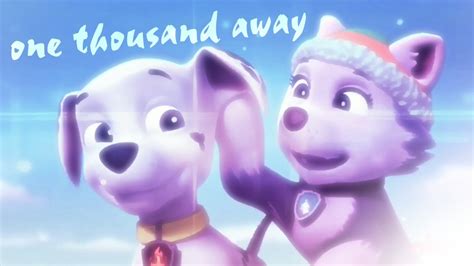 ️ Marshall X Everest 💙 Tribute One Thousand Away Paw Patrol