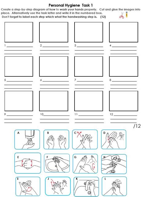 Teaching Personal Hygiene Worksheets