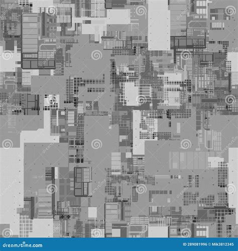 Scifi Displacement Map For 3d Stock Illustration Illustration Of