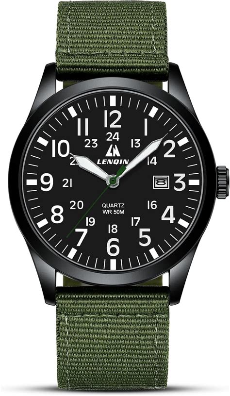 Mens Watches Military Watch Field Watch Analog Quartz Watches For Men