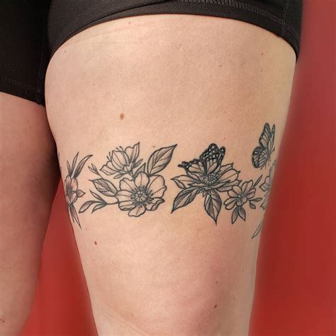 Garter Tattoo Ideas Featuring Intricate And Sexy Imagery