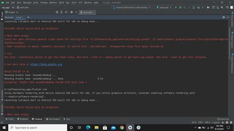 Failure Build Failed With An Exception Issue Flutter Flutter Github