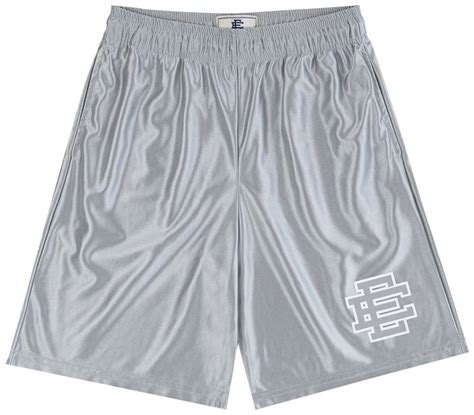 Buy Eric Emanuel Ee Baggy Short Silver Eesu25ms27 239siwh Goat