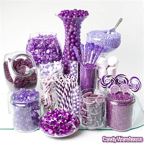 Purple Candy Bar Reception Purple Candy Buffets Photo Gallery