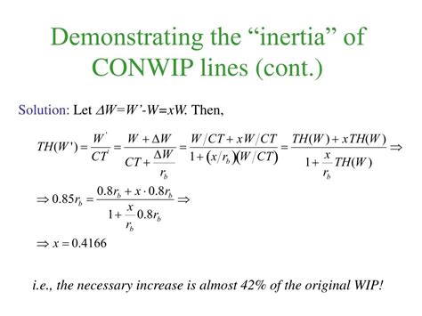 Ppt Modeling And Analysis Of Conwip Based Flowlines As Closed Queueing Networks Powerpoint
