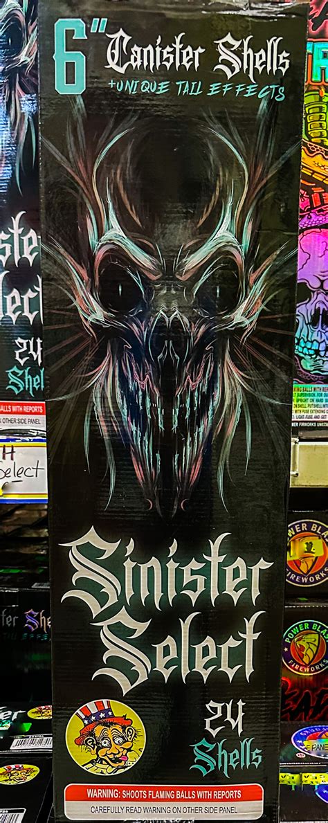 Sinister Shells 24 Pack Krazy Kaplans Fireworks