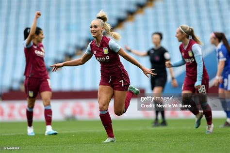 Alisha Lehmann Of Aston Villa Scores Her First Goal For Aston Villa