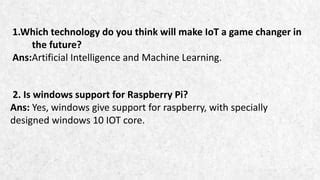 IoT Interview Questions PPTX