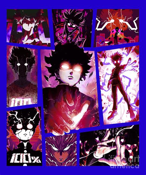 Ts For Men Mob Anime Psycho 100 Graphic For Fan Digital Art By