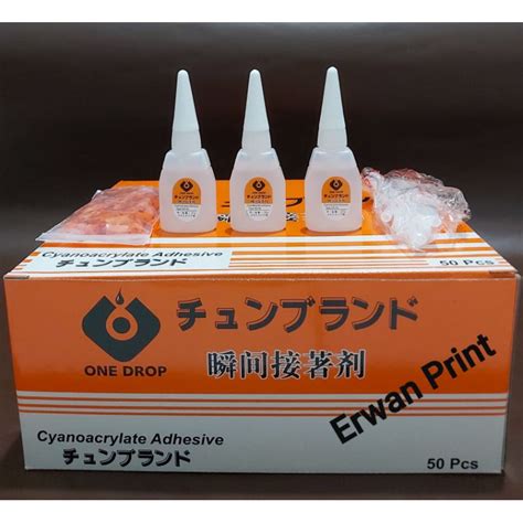 Jual Lem Korea One Drop D25 Skat Murah Lem Serbaguna Isi 50 Pcs