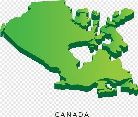 Modern Isometric 3d Canada Map Png Pngwing