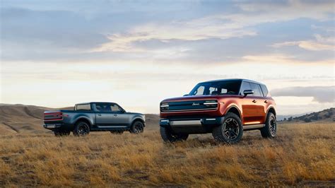 Scout Motors Reveals Traveler Suv Terra Pickup Evs With Harvester