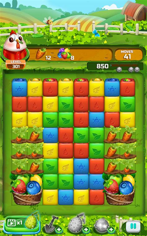 Fruit Funny Blocks Farm Cubes Day For Android Download