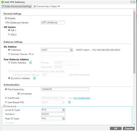 VPN Configure L2TP Over IPSec VPN Using PSK Stand Alone Mode Zyxel Support Campus EMEA