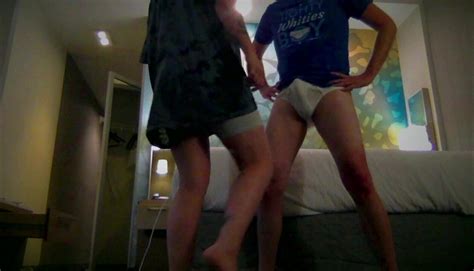 Dork Gets Kneed In The Balls In Tighty Whities By Girl